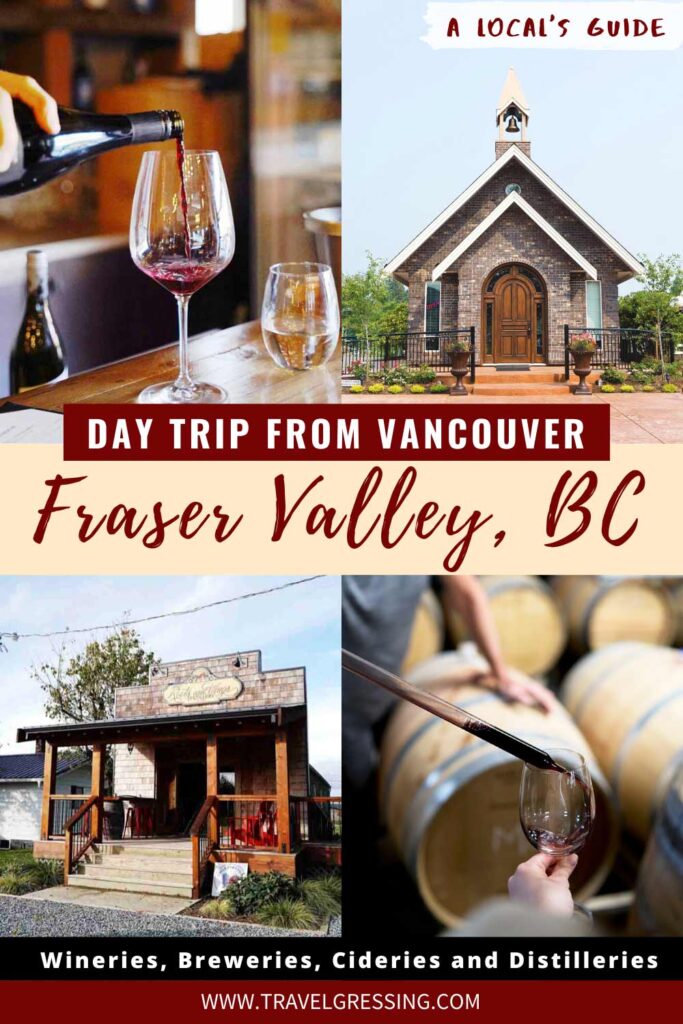 Wineries, Breweries, Cideries and Distilleries in Canada's Fraser Valley
